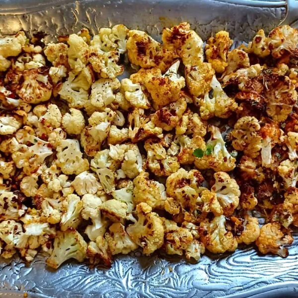 Roasted Cauliflower smothered in Parmesan - Hangry Recipes